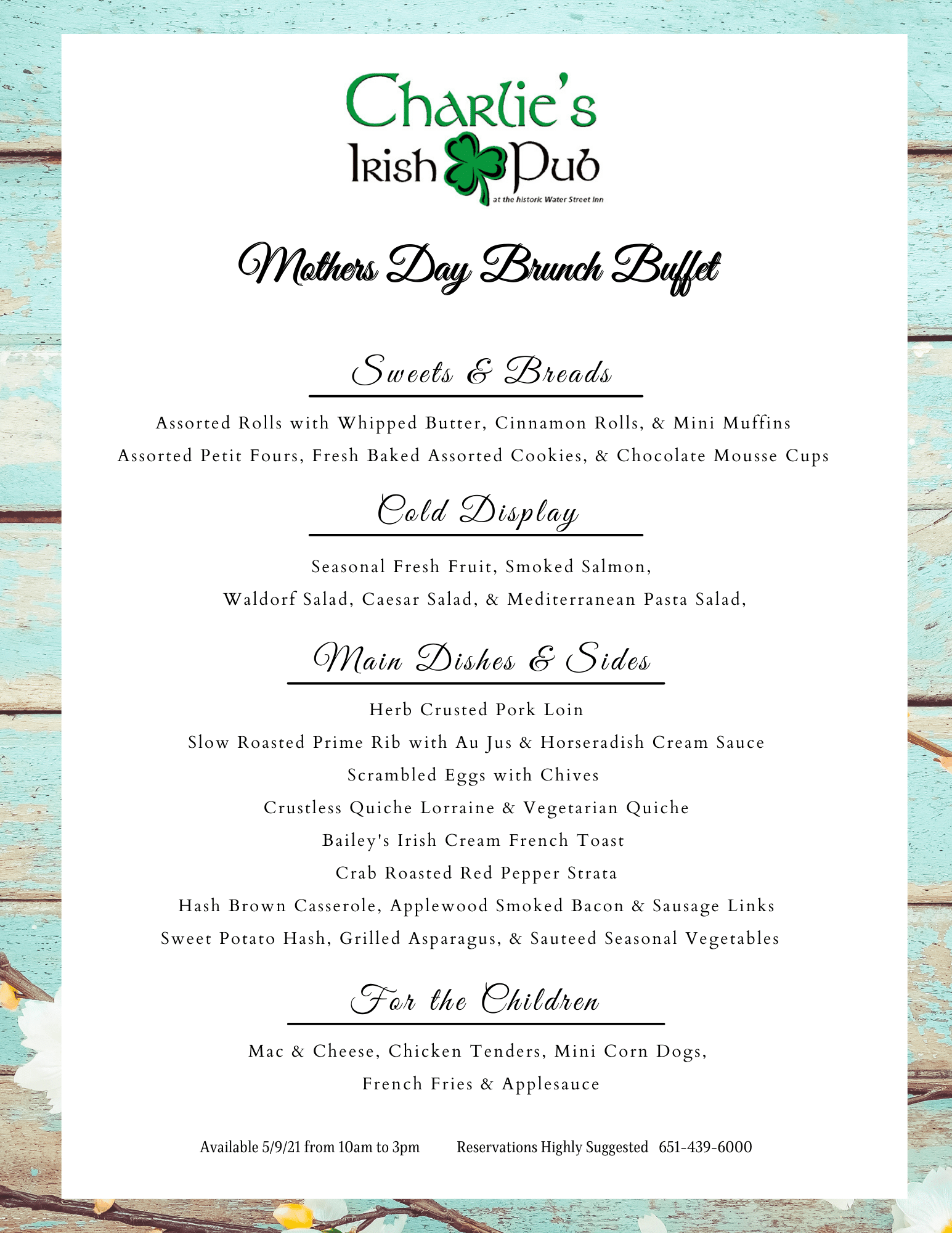 Charlie's Restaurant | Stillwater MN Hotel